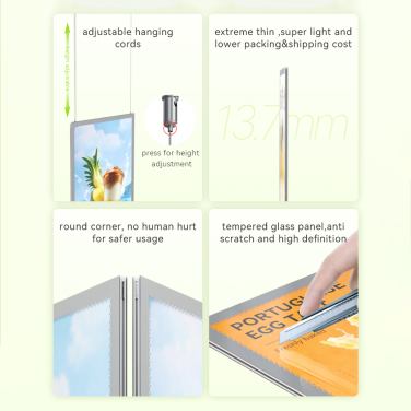 Window Slim LED Light Box 23x35.5 - Backlit | Edge-lit - 777Sign